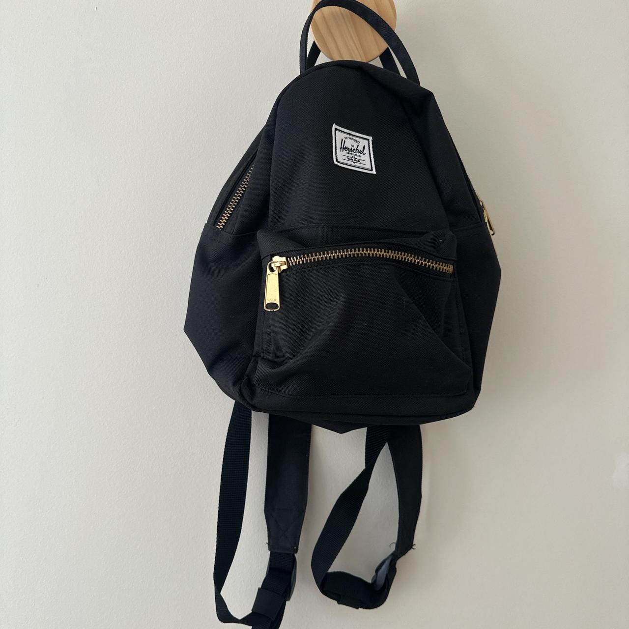 Black Herschel mini backpack #backpack | Depop