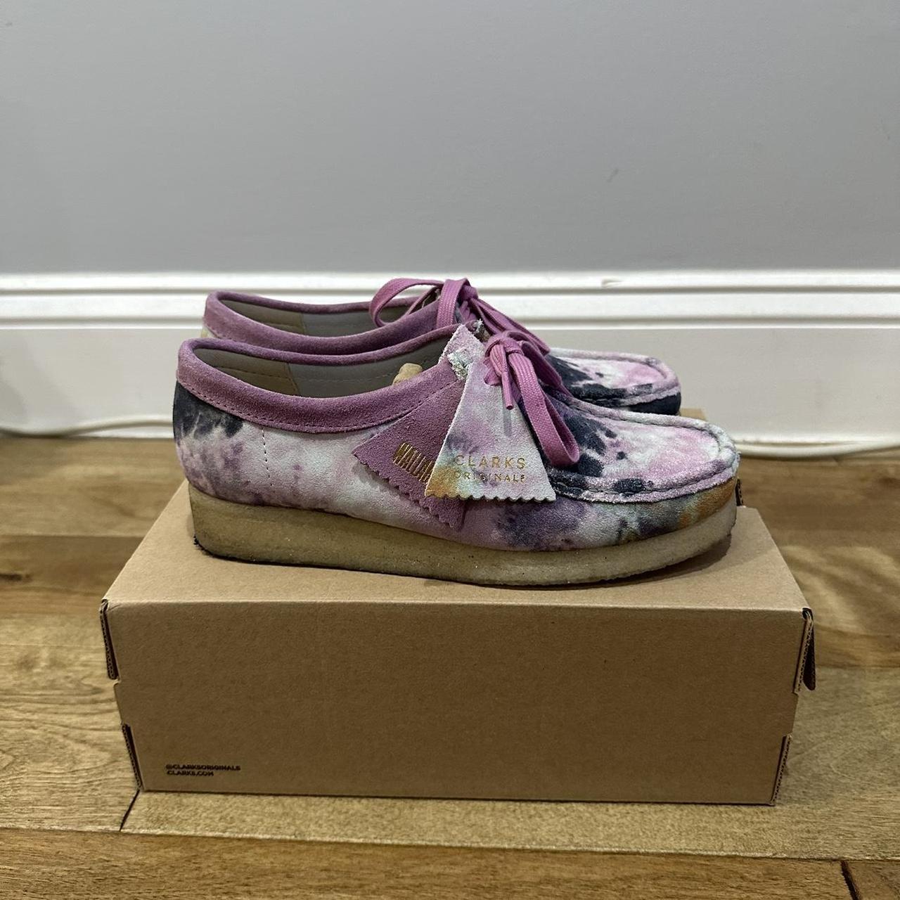 Clark’s Tie Dye Wallabee Worn once - Depop