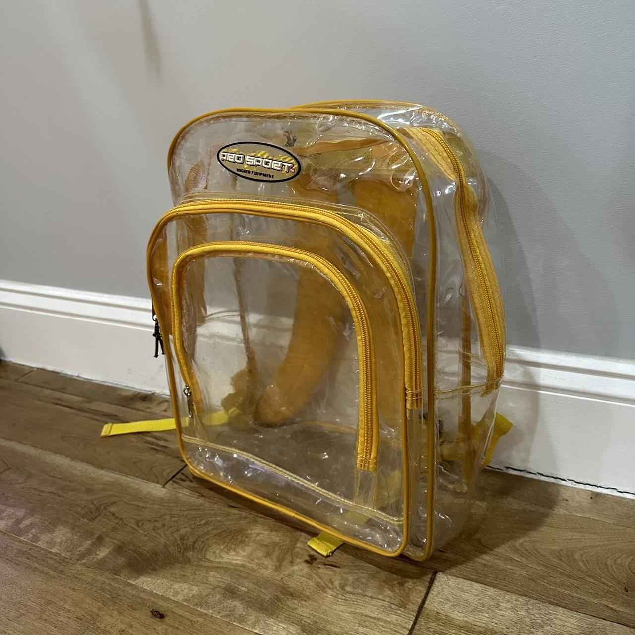 Vintage Pro Sport Clear Backpack - Depop
