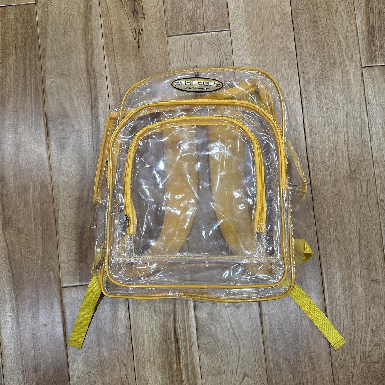 Vintage Pro Sport Clear Backpack - Depop