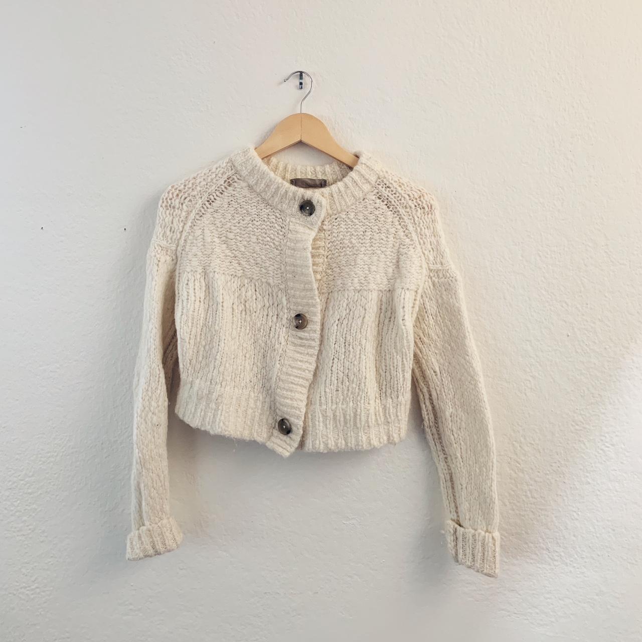 Everlane Alpaca Wool Crop Sweater XS Super cute... - Depop
