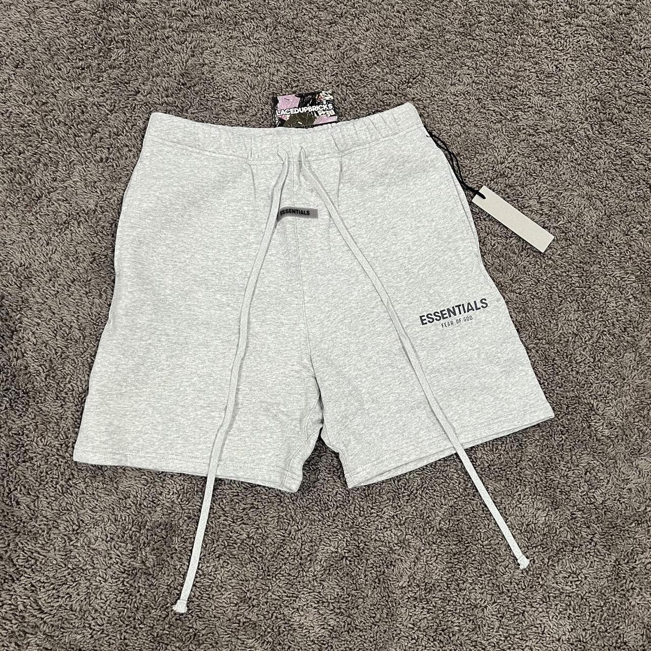 Essentials Men's Grey Shorts | Depop