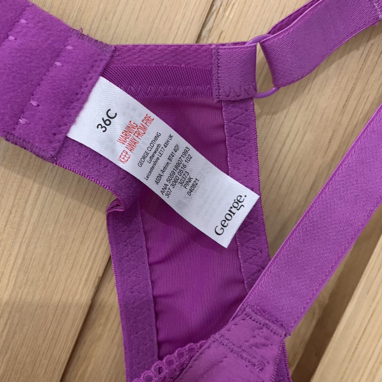 George Women's Purple Bra | Depop