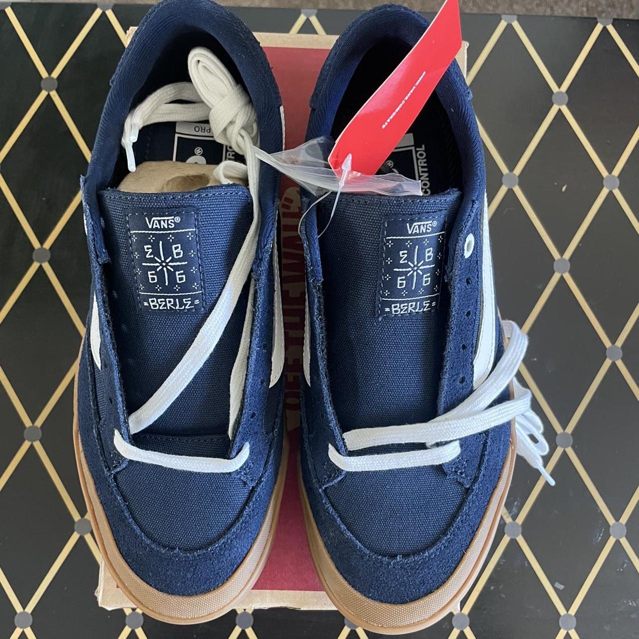 Vans Berle Pro Model Dress Blues/Gum, Brand New With... - Depop