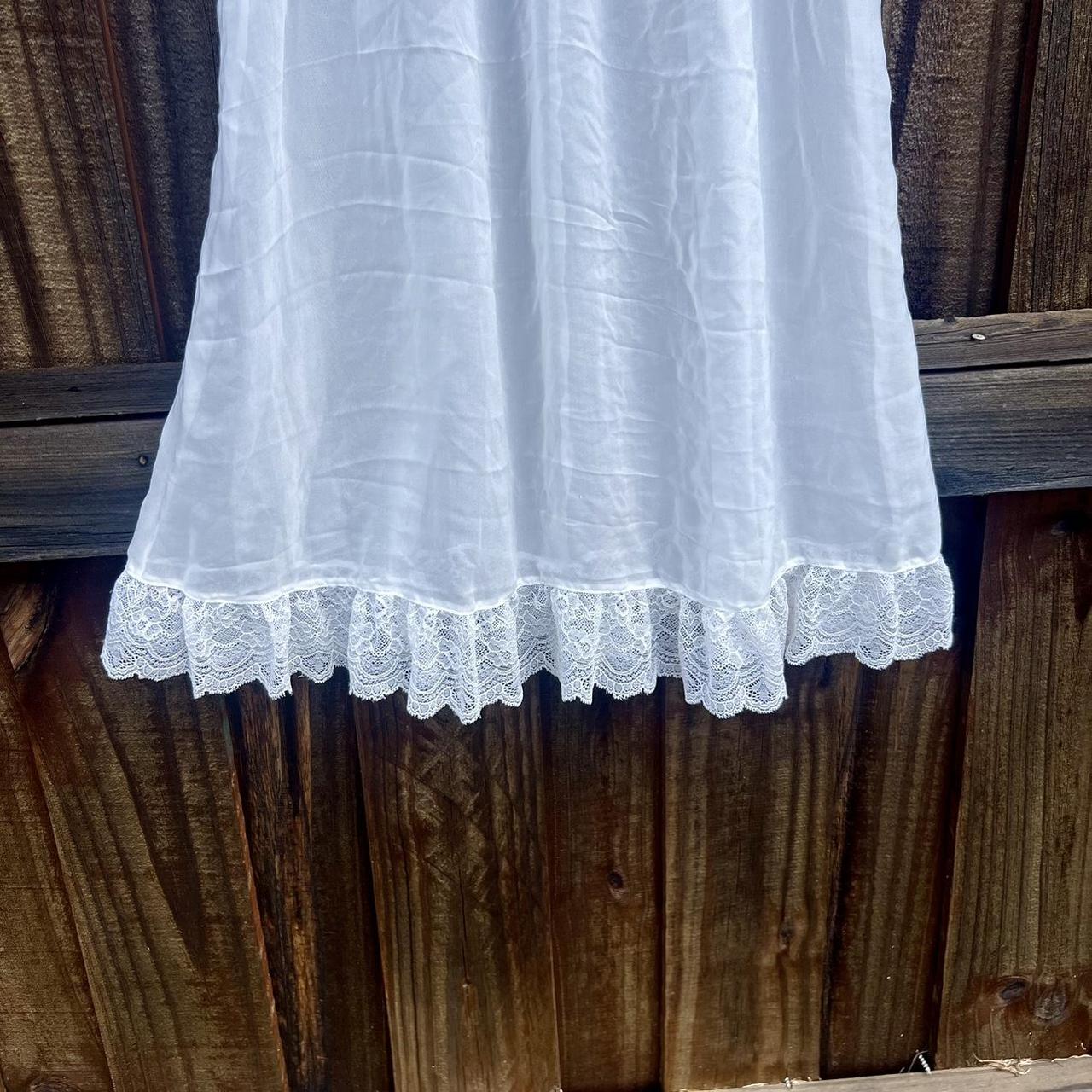 Beautiful shear white lingerie baby doll dress. Lace... - Depop
