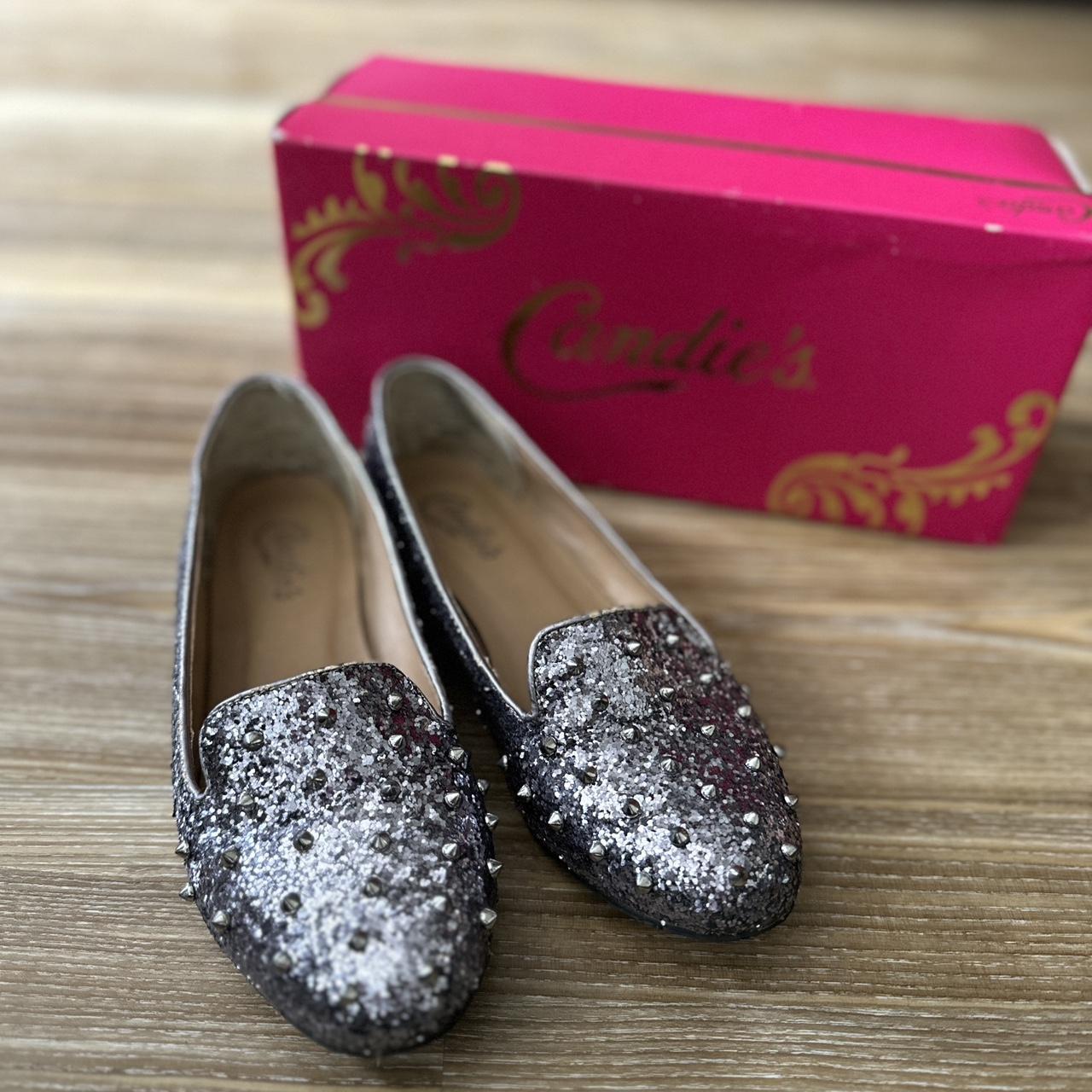 A fun pair of sparkly stuffed loafers from Candies.... - Depop