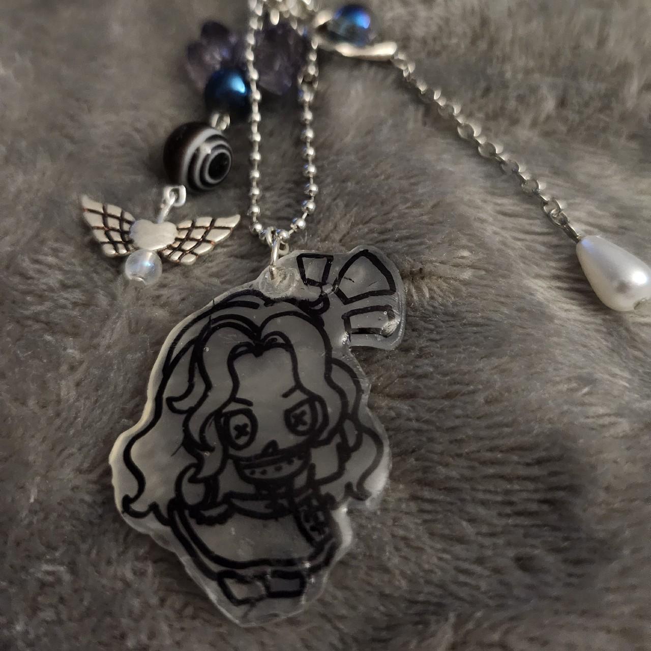 handmade identity v ada mesmer keychain ♡ idv... - Depop