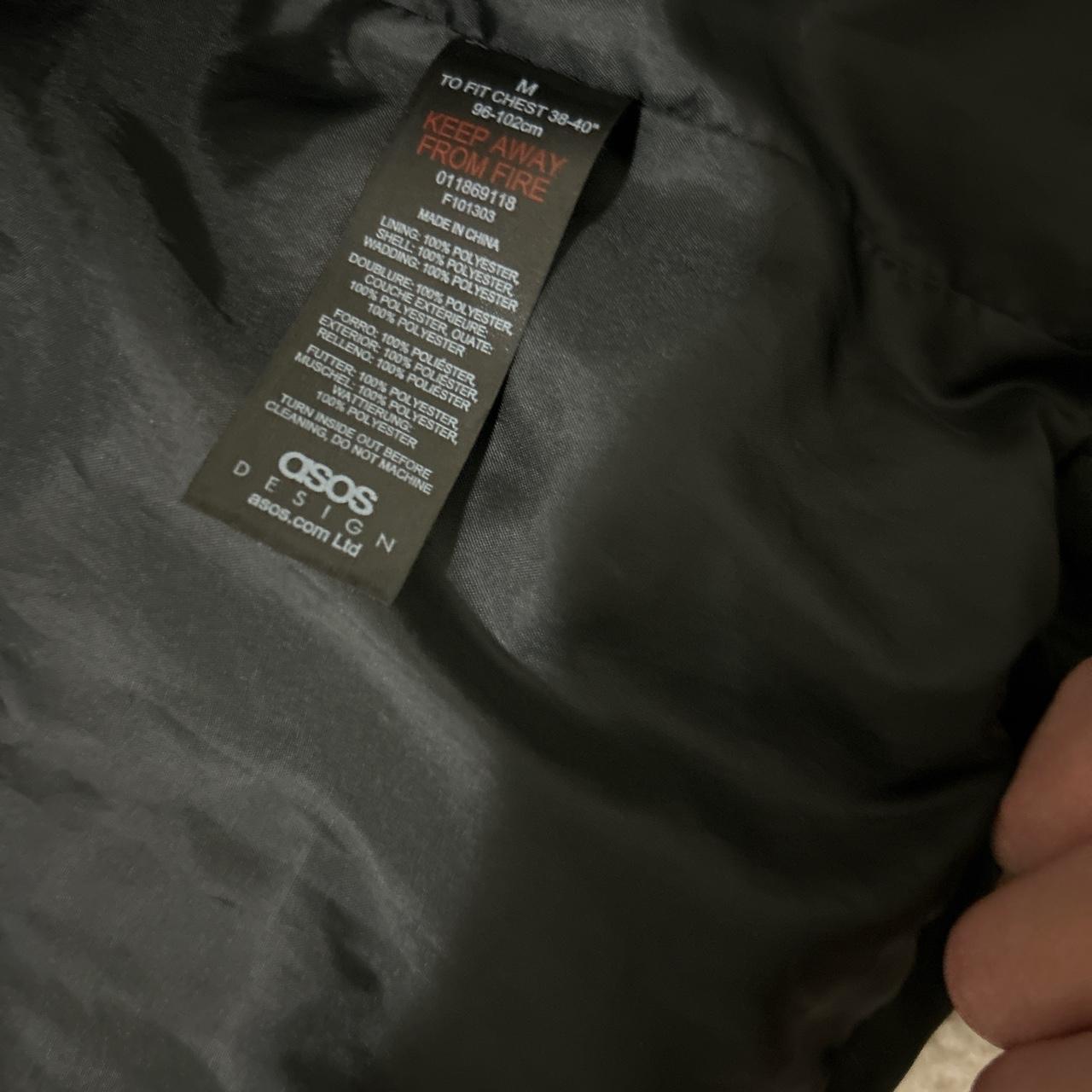 asos puffer Medium tag removed - Depop