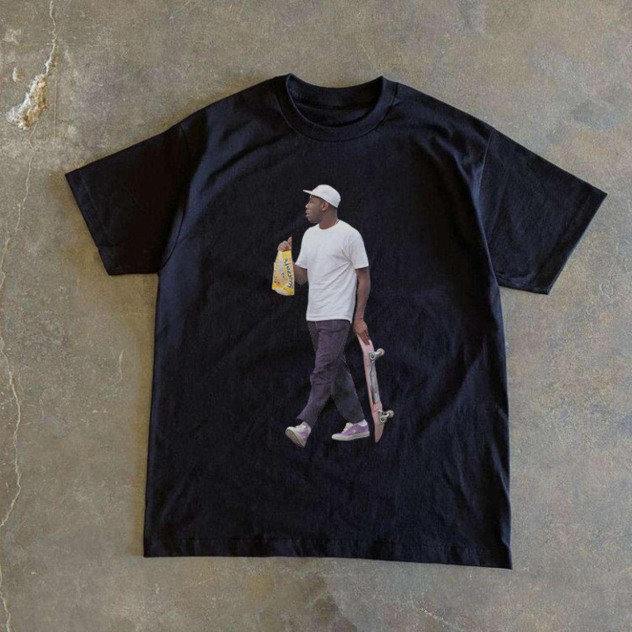 Tyler The Creator Printed T-shirt *FREE... - Depop