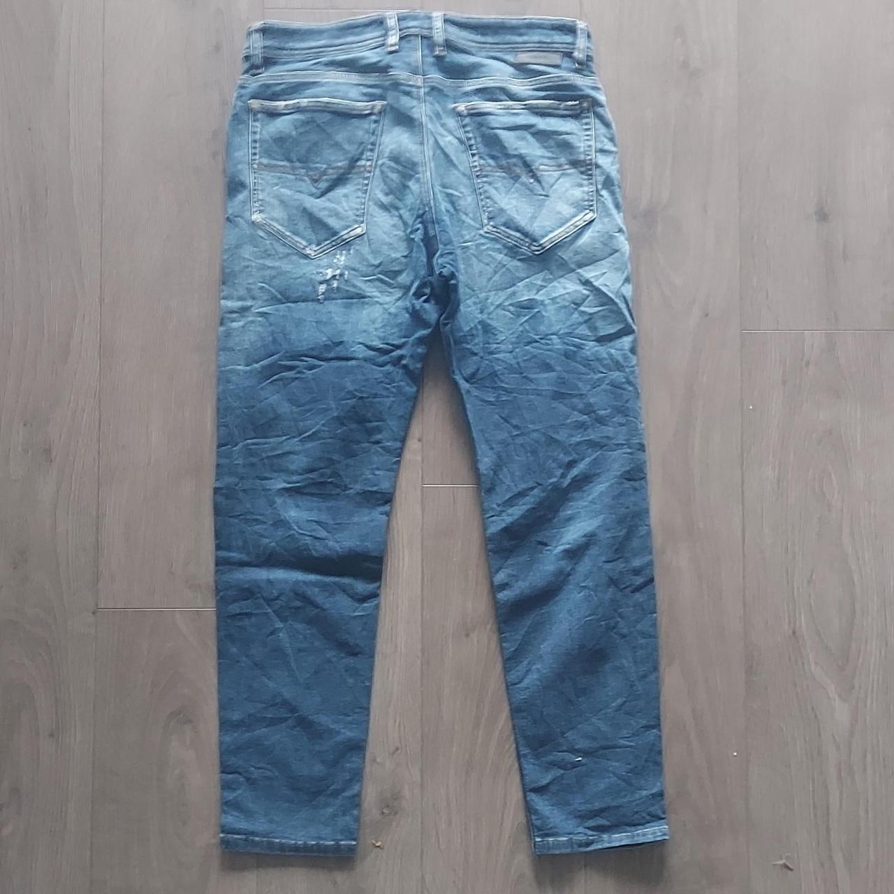 Diesel Narrot-T Ripped Jeans Size 32 Straight Leg - Depop