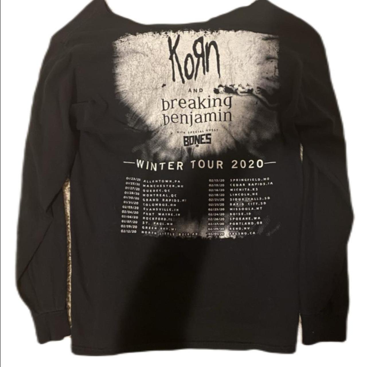 KORN X BREAKING BENJAMIN SHIRT ‼️‼️ Crazy affliction... - Depop
