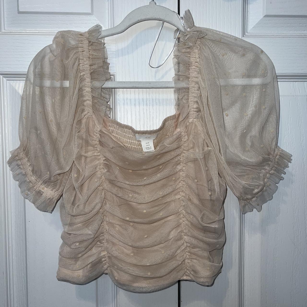 Sheer Baby Pink Princess Top 🎀 DM for any questions! 💕 - Depop