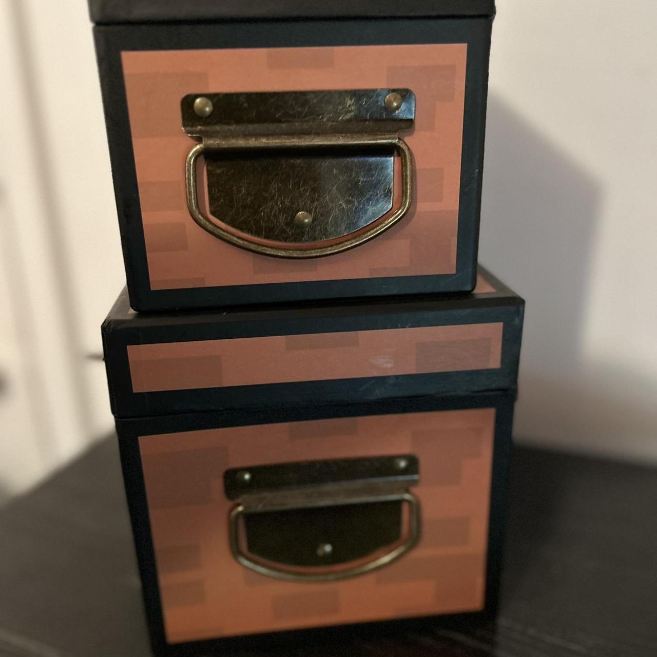 2 Minecraft storage boxes. - Depop