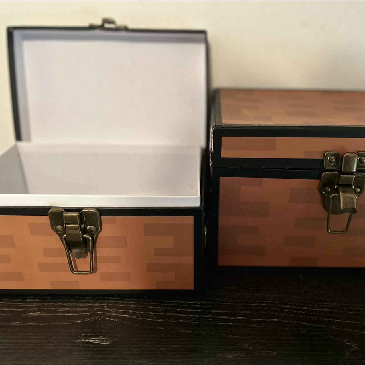 2 Minecraft storage boxes. - Depop
