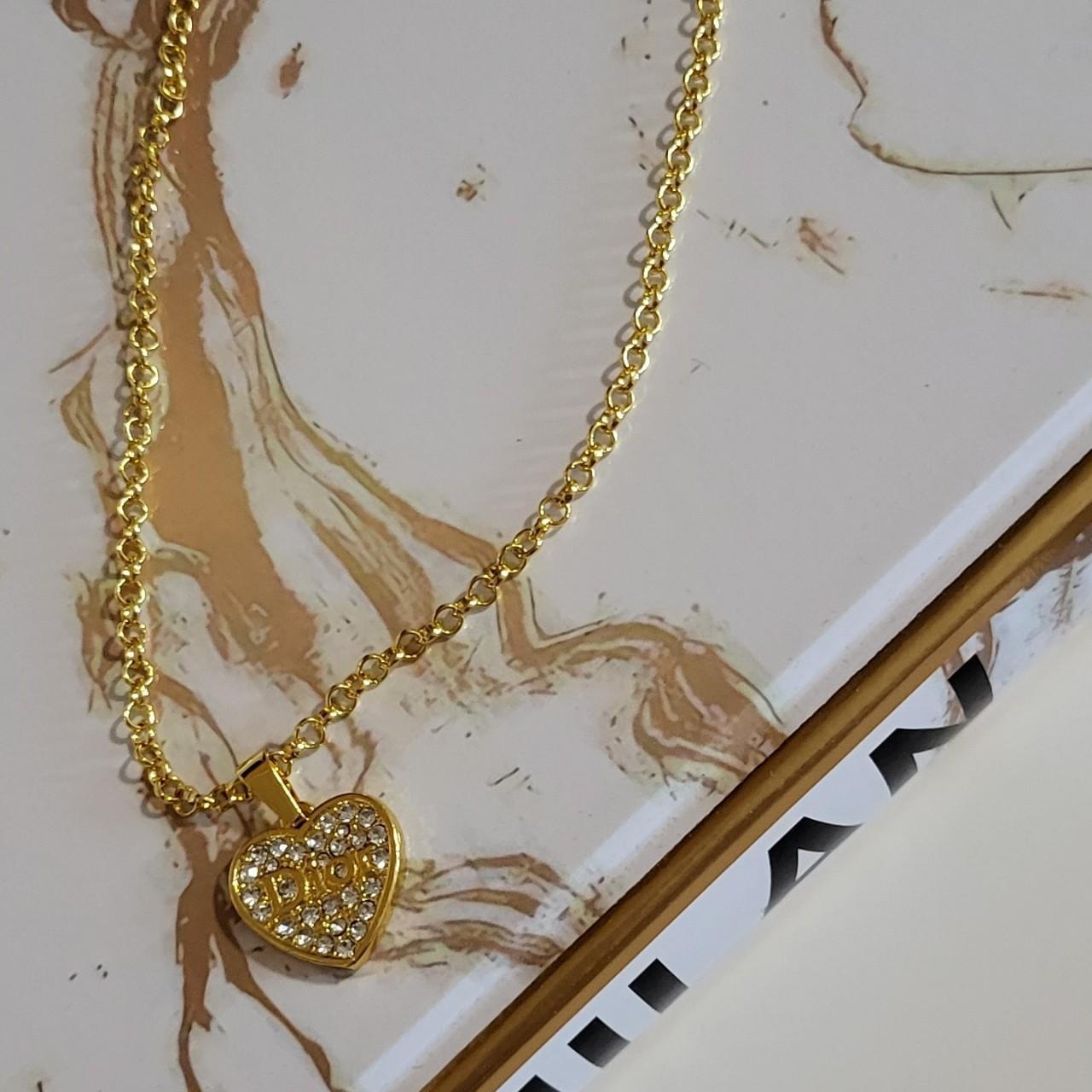 Dior Women's Gold Jewellery | Depop