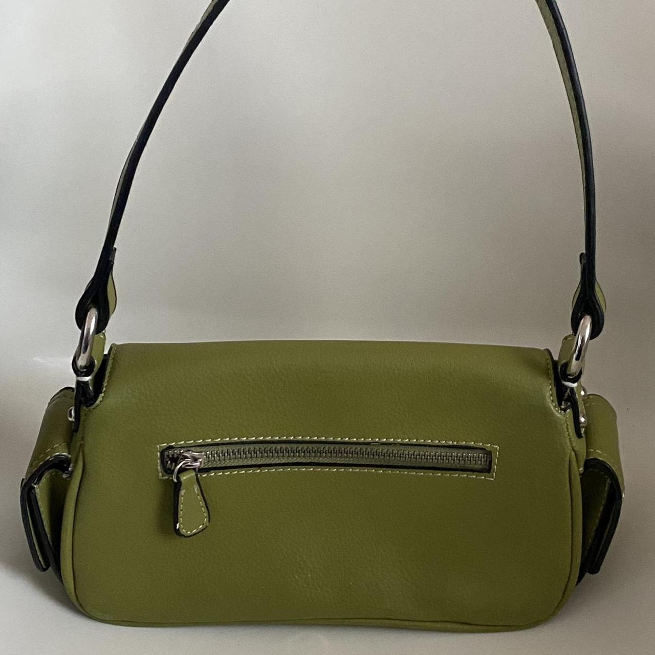 cute matcha green purse. reminds me of vintage coach... - Depop