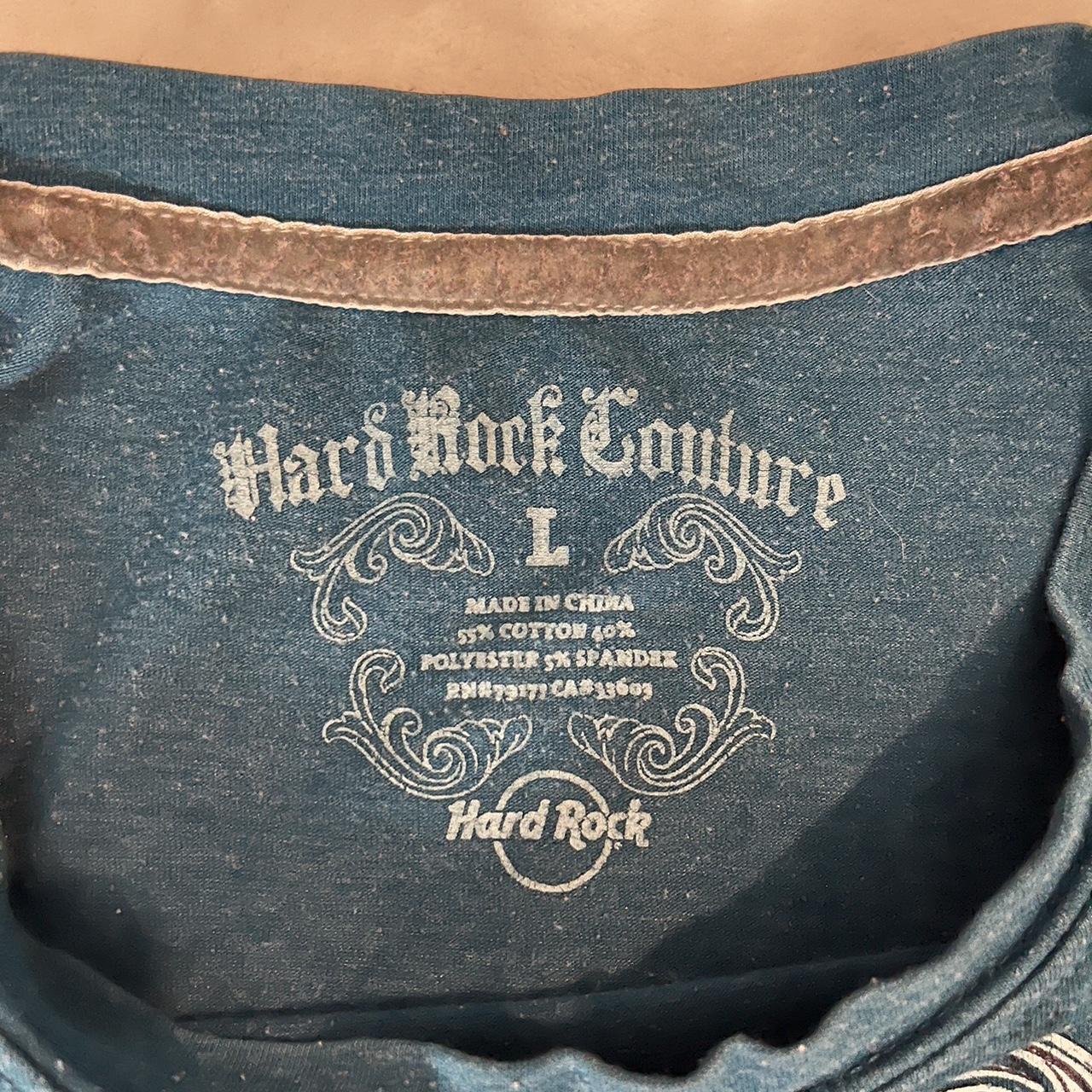 hard rock couture shirt -size: women’s large -great... - Depop