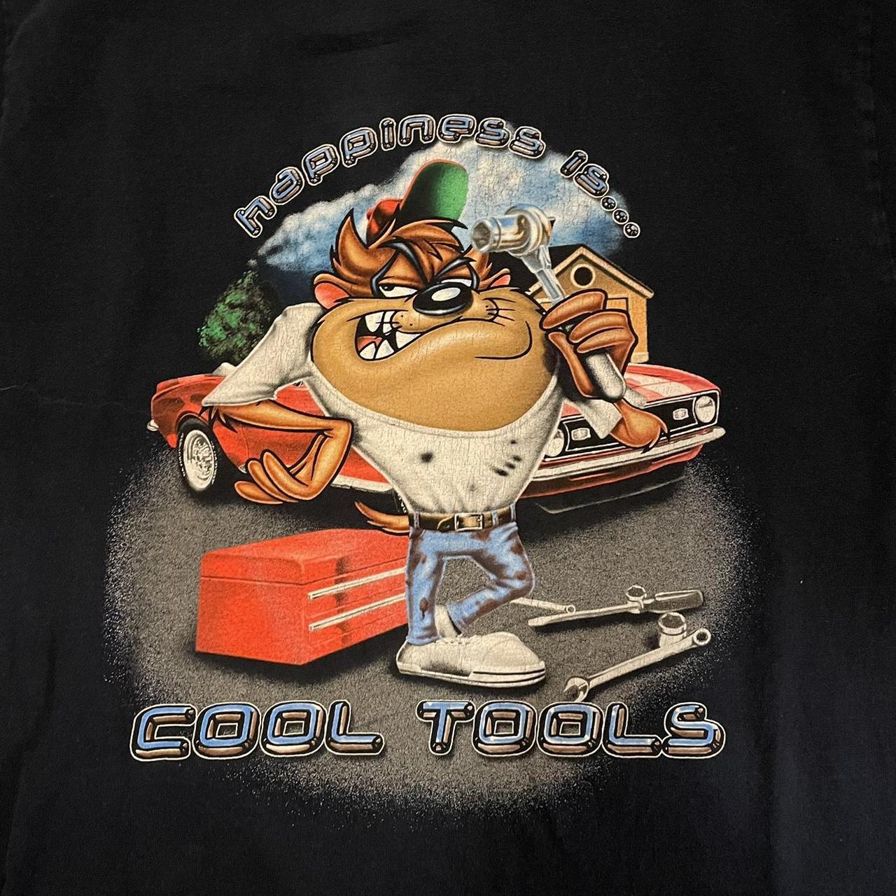 Looney Tunes Cool Tools T shirt -Front and Back... | Depop