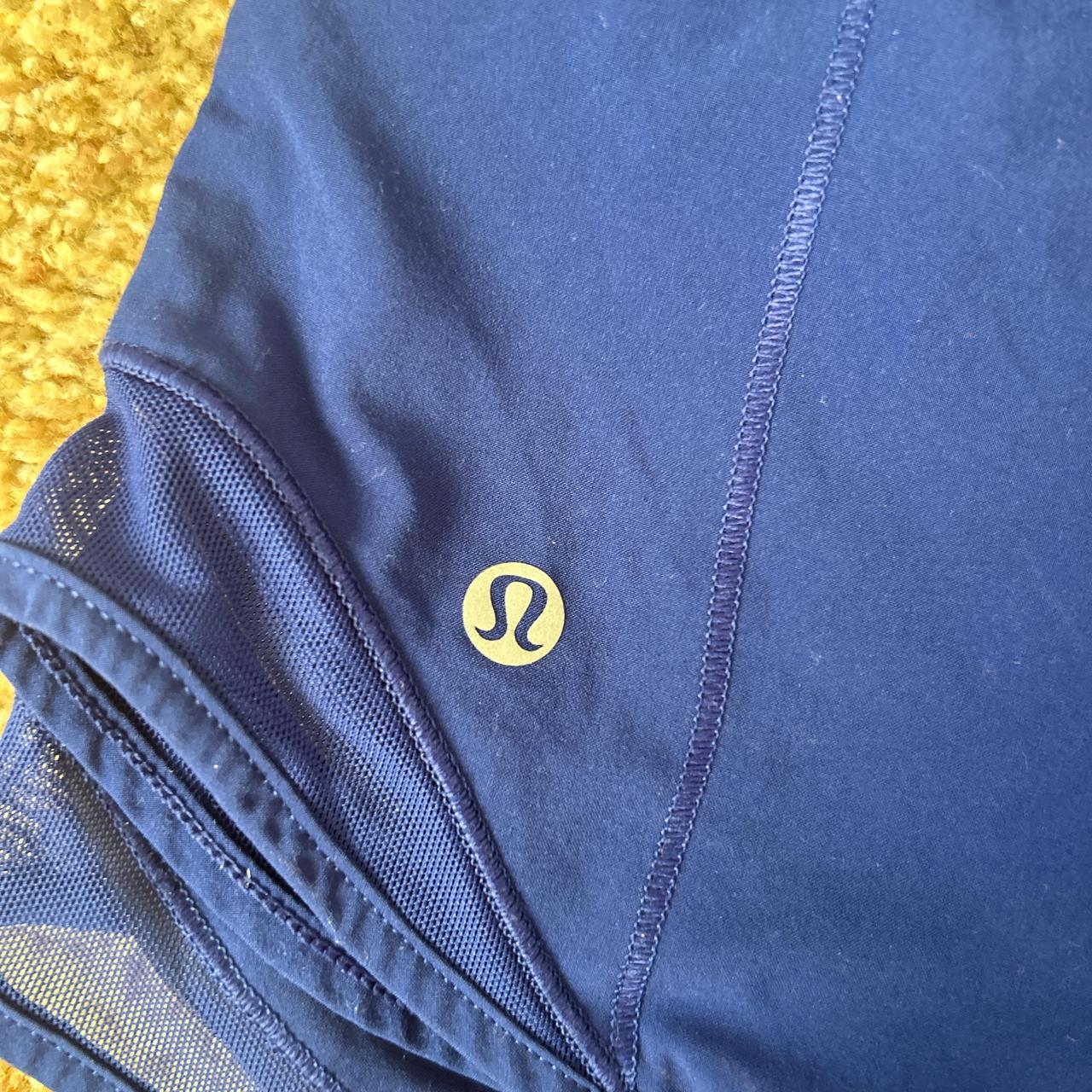 Lululemon 4” hotty hot shorts Duke blue - Depop