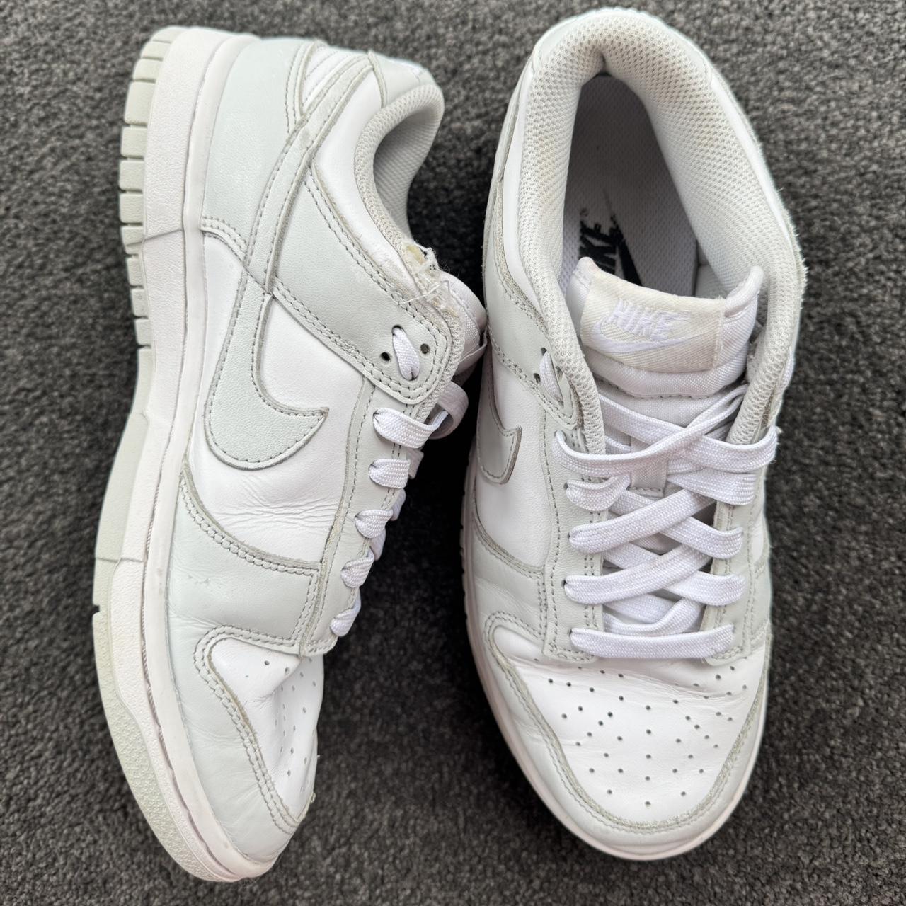 Nike Dunk Low Retro 'Grey Fog - size 8 - small rip... | Depop