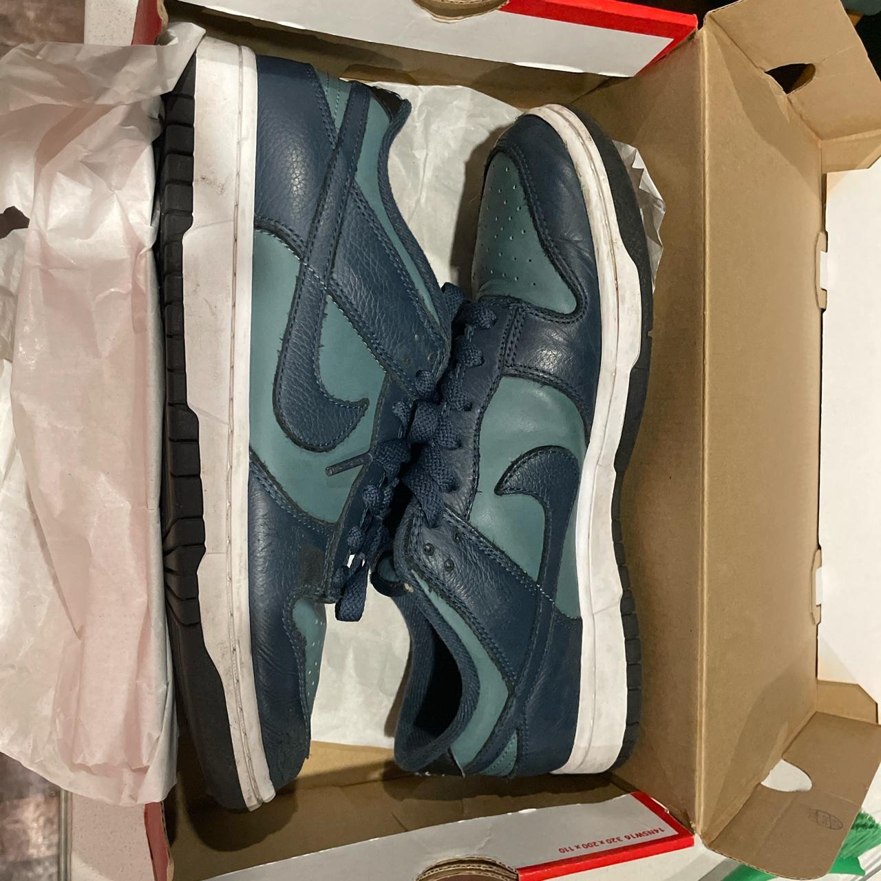 nike slate navy dunks size US 9 - Depop