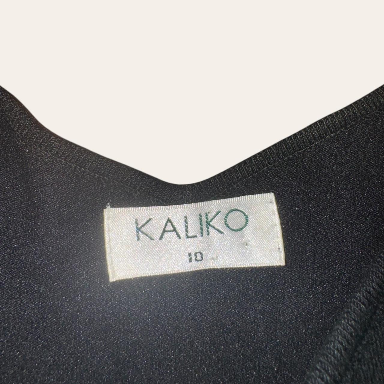 Black Kaliko Vest Top 🤍PRICING & POSTAGE: £16 +... | Depop