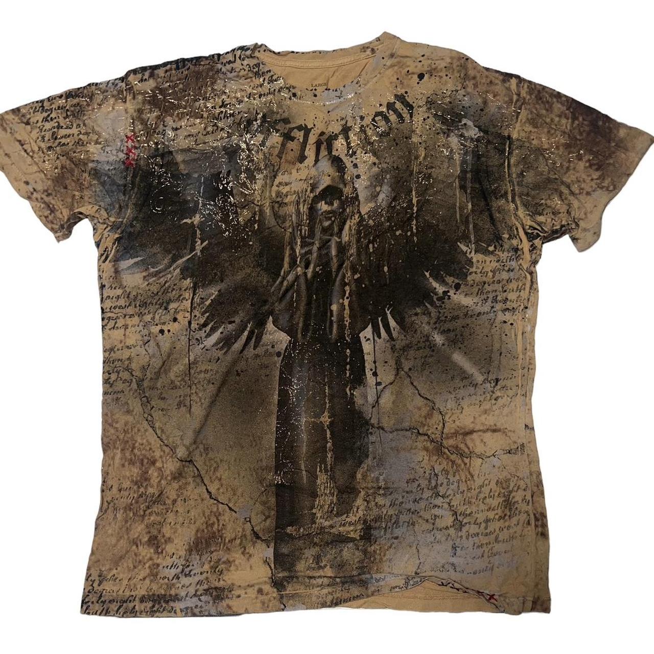 AFFLICTION BAMBOO SERIES WITH SHINE FYE SHIRT... - Depop