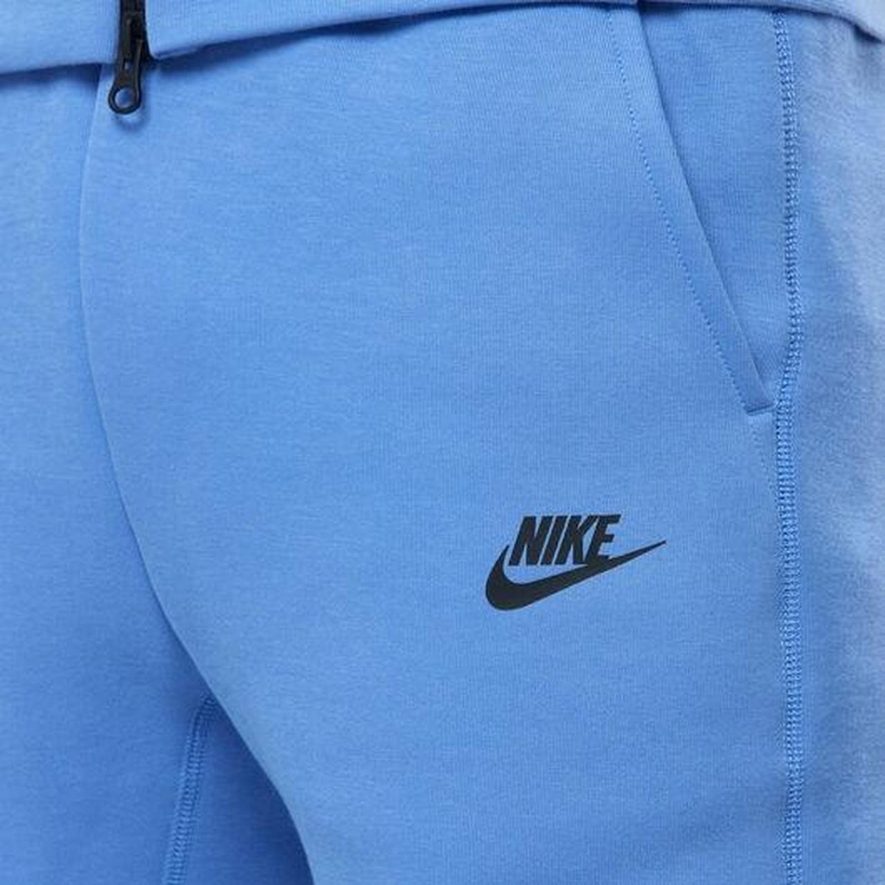 Small Light Blue Nike Tech Fleece Bottoms... - Depop