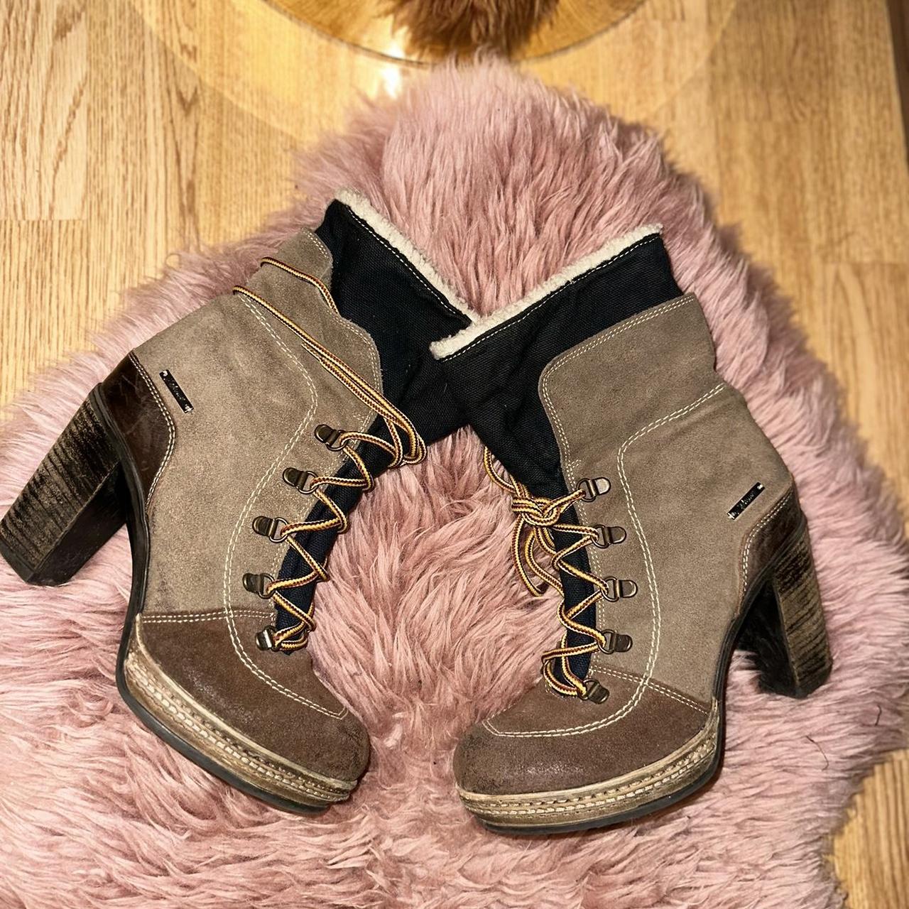 Diesel high heel boots EUR38, UK5 ( true to size)... - Depop