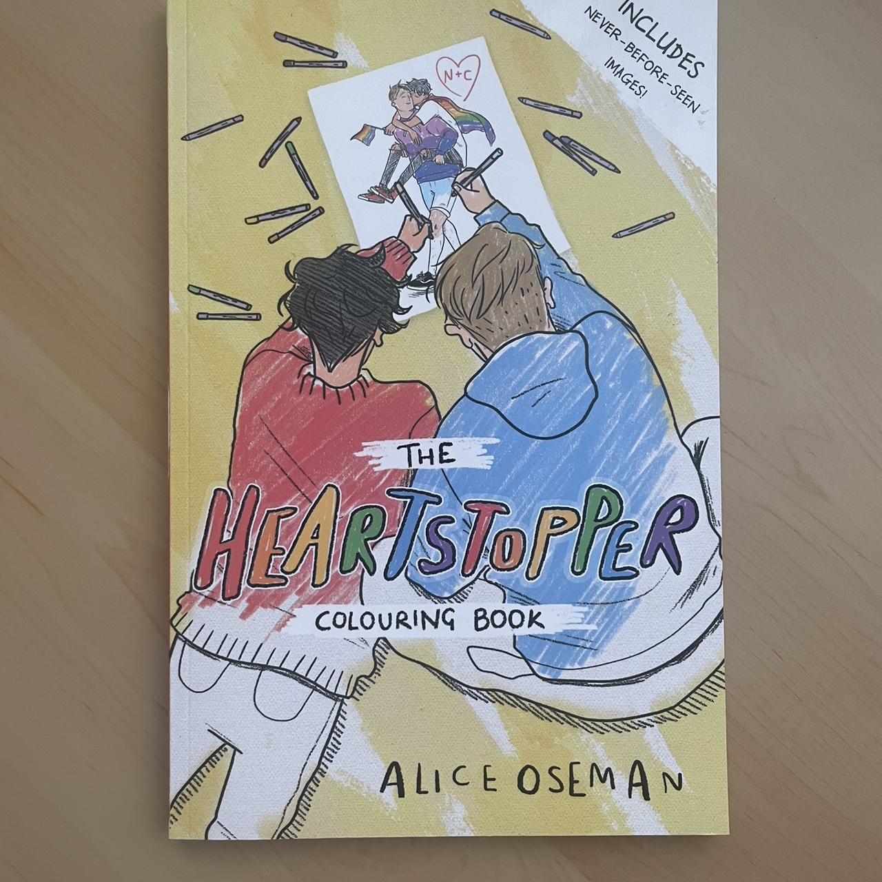 Book title: The heartstopper colouring book Author:... - Depop