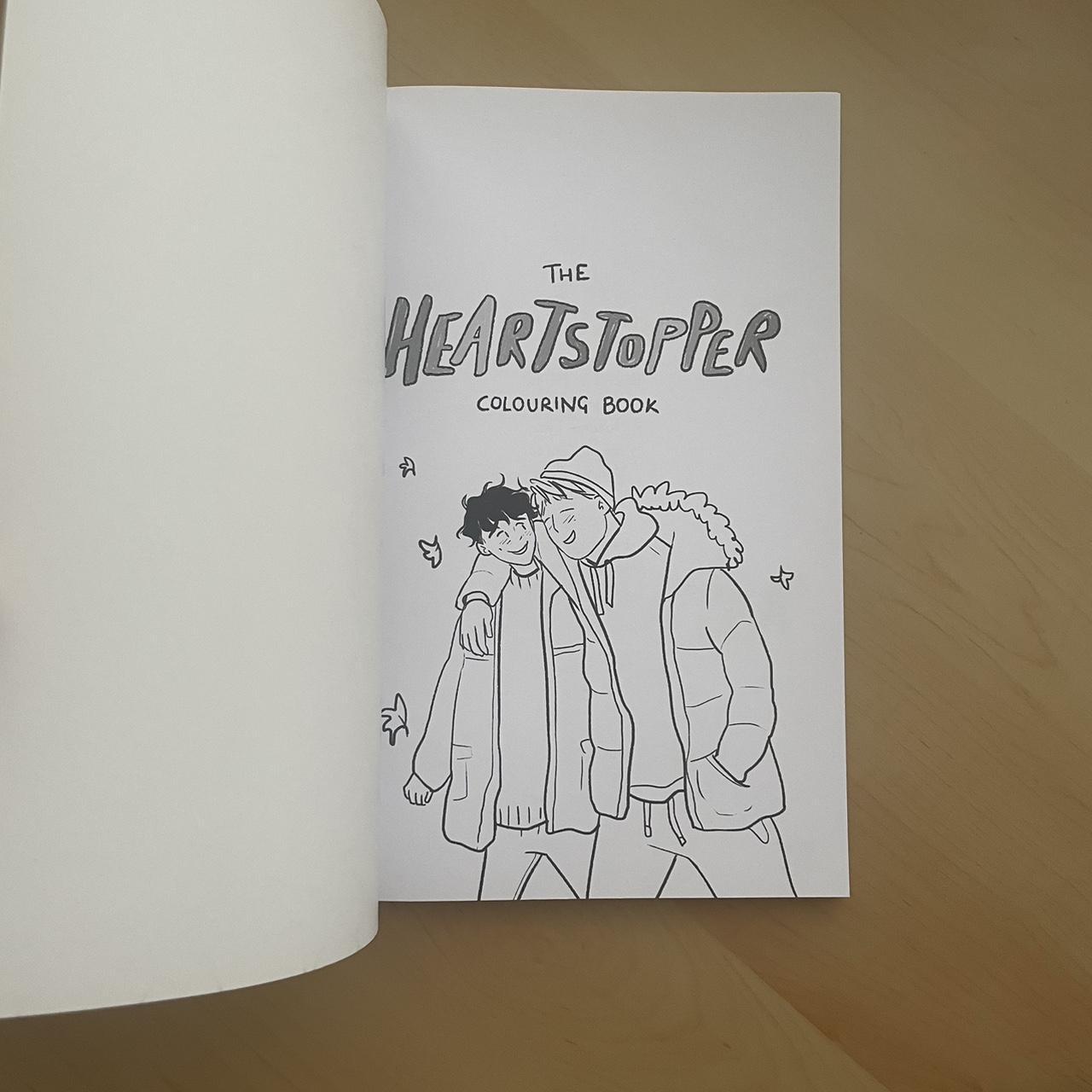 Book title: The heartstopper colouring book Author:... - Depop