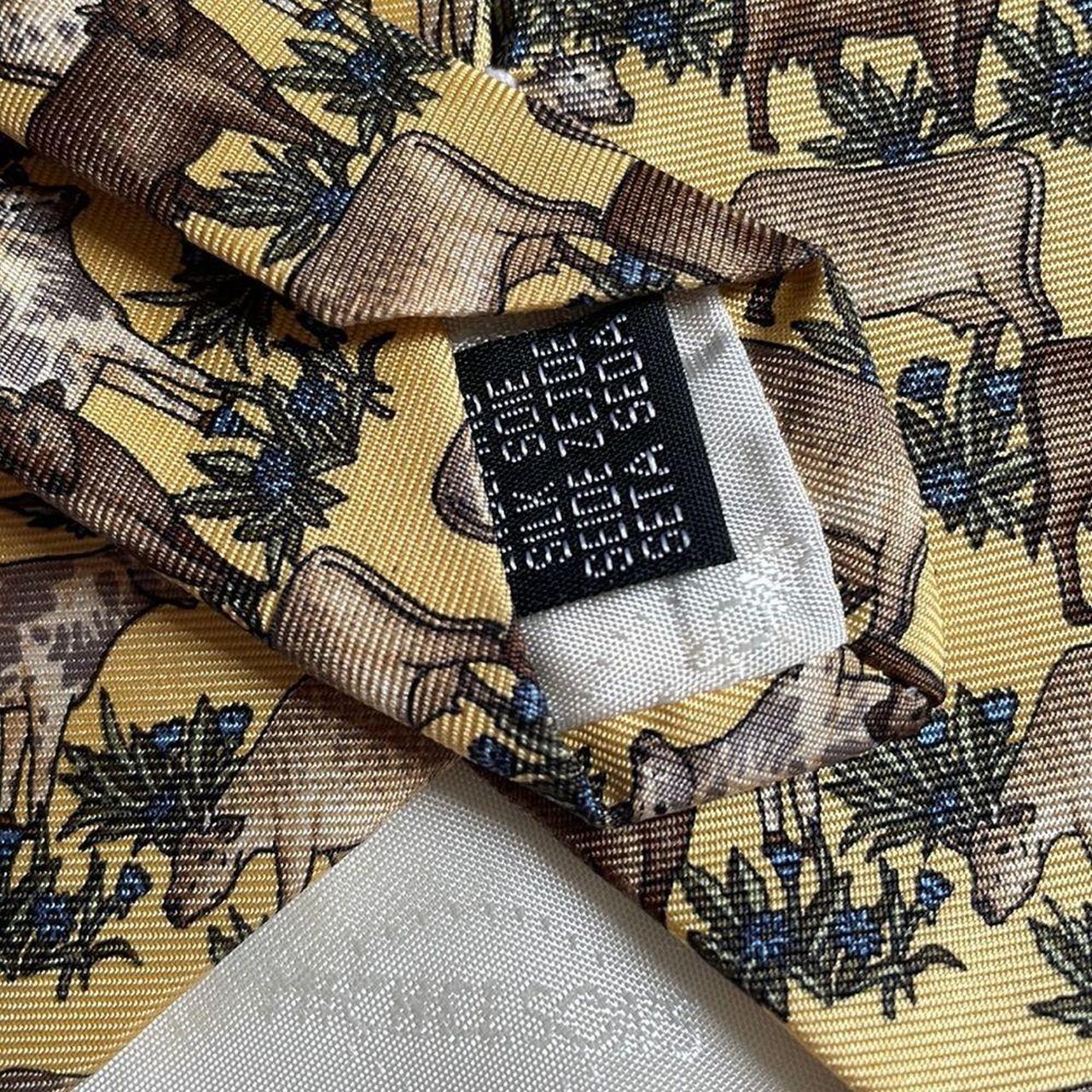 Michelsons of London pure silk cows in field tie... - Depop