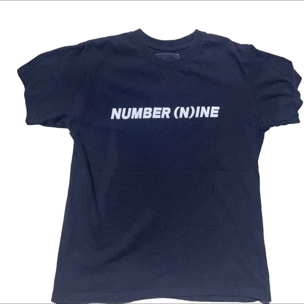 Number nine black logo graphic T shirt, vintage... - Depop