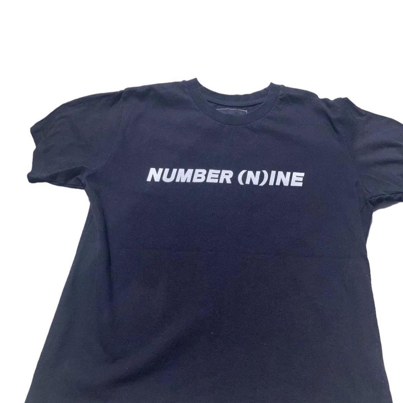 Number nine black logo graphic T shirt, vintage... - Depop
