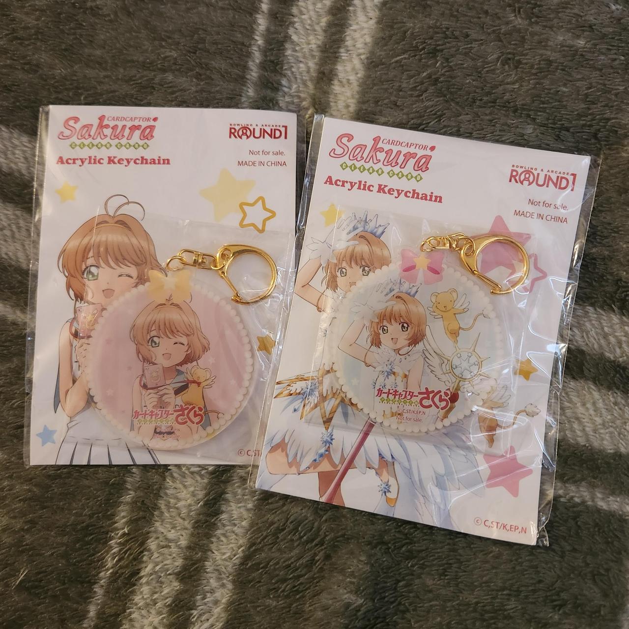 limited time card captor sakura acrylic keychains... - Depop