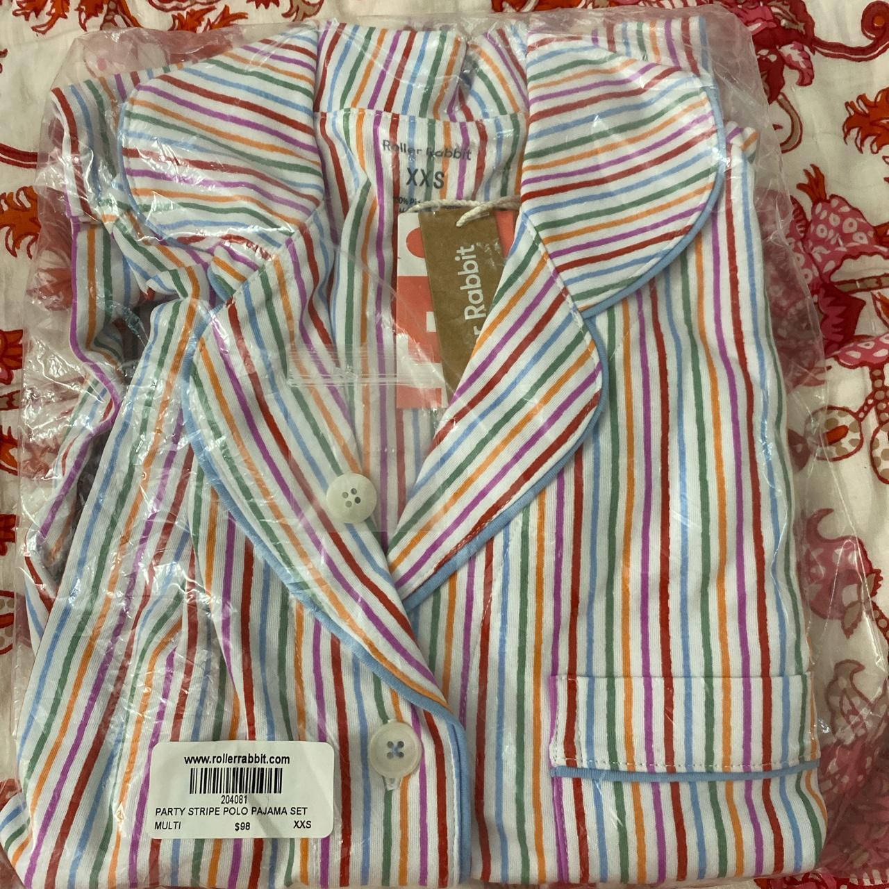 roller rabbit pj, brand new with tag, rainbow... - Depop