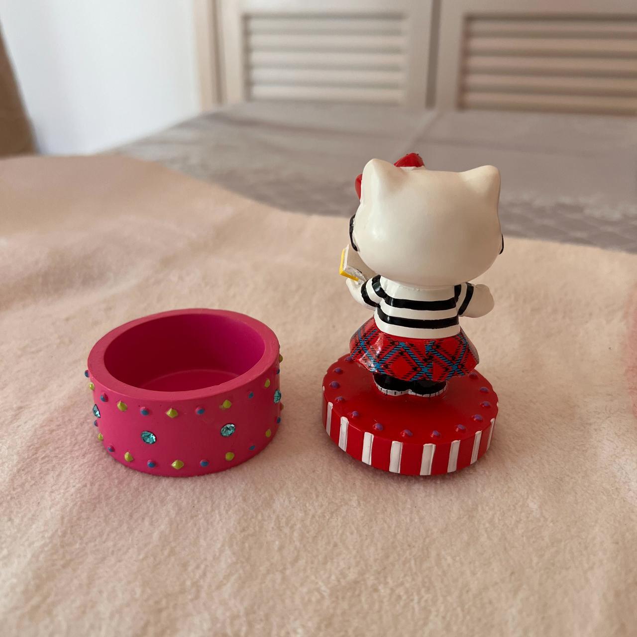 Sanrio Hello Kitty Trinket Case Height: 4" - Depop