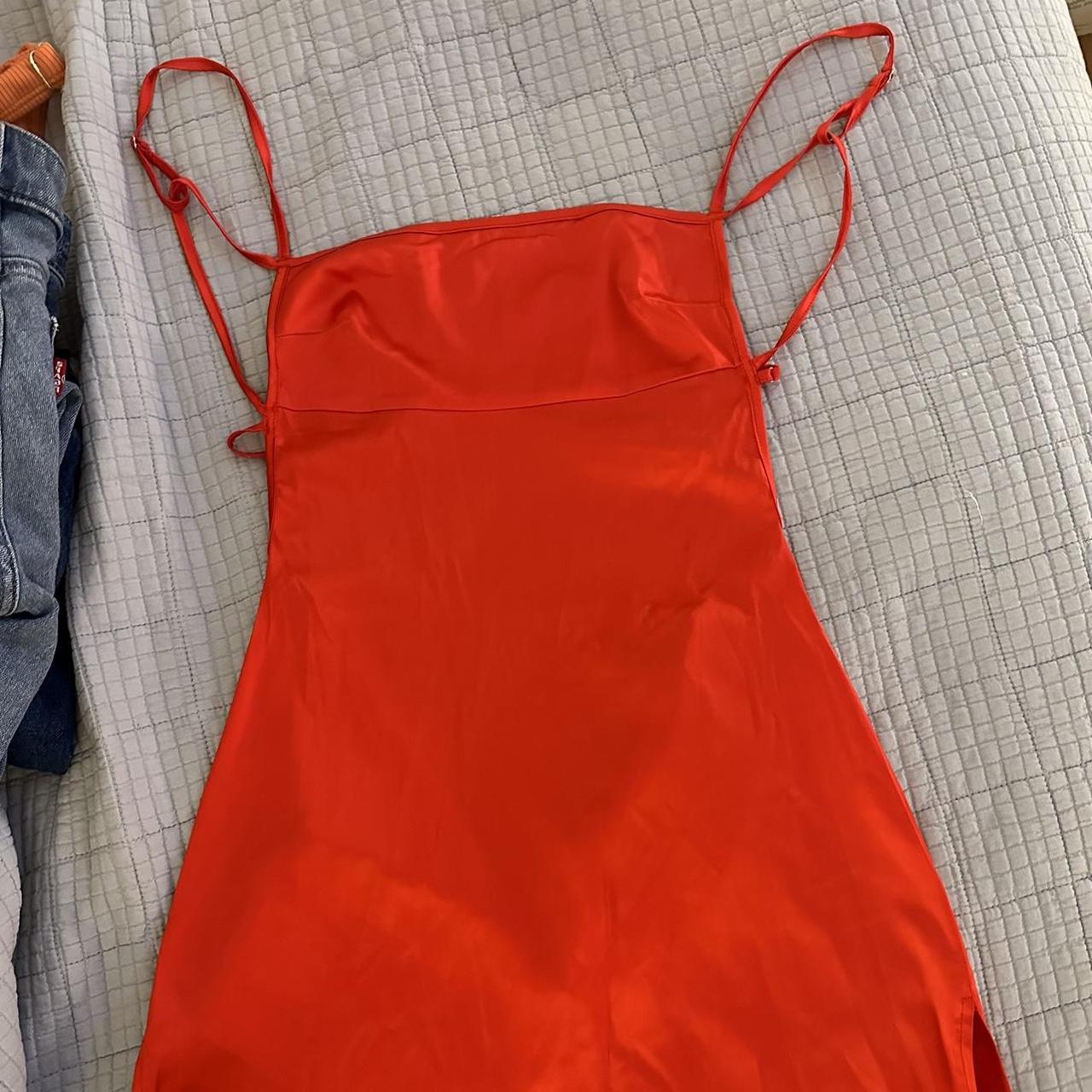 Edikted red mini dress Never worn with tags! Size xs - Depop