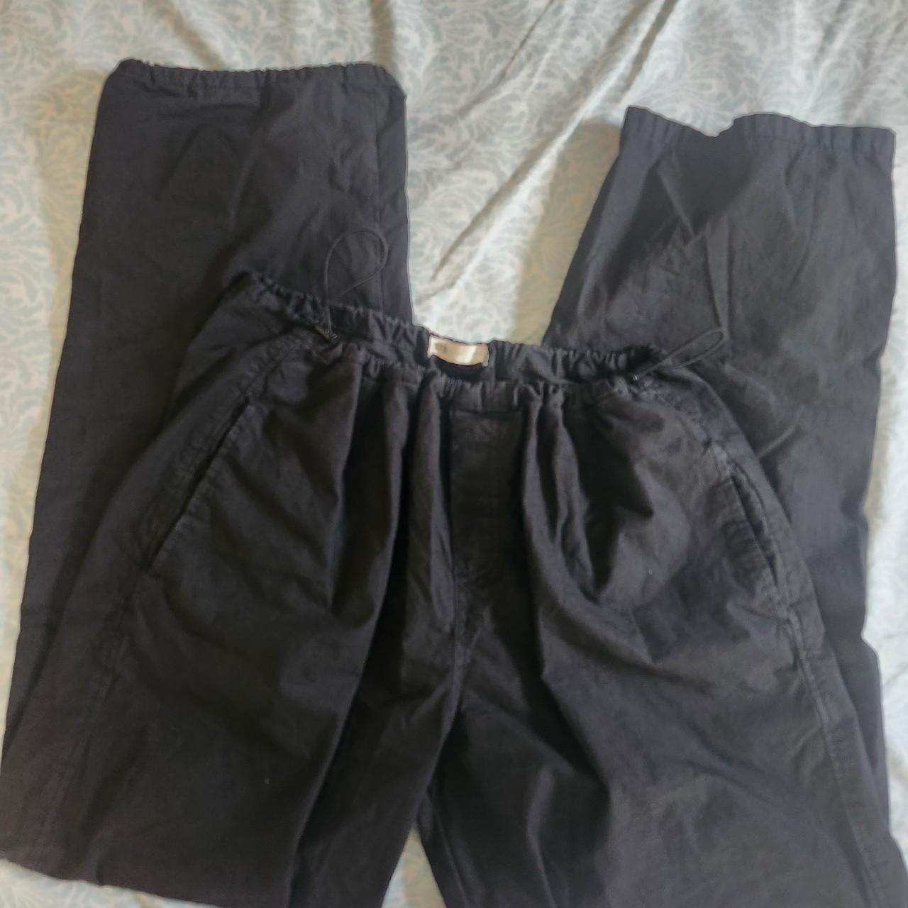 Black Parachute Pants Parachute pants with... - Depop