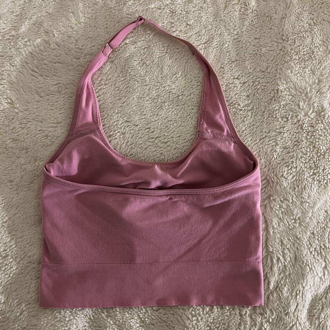 Target Pink Halter Bra Top - Size: XS - Built in... - Depop