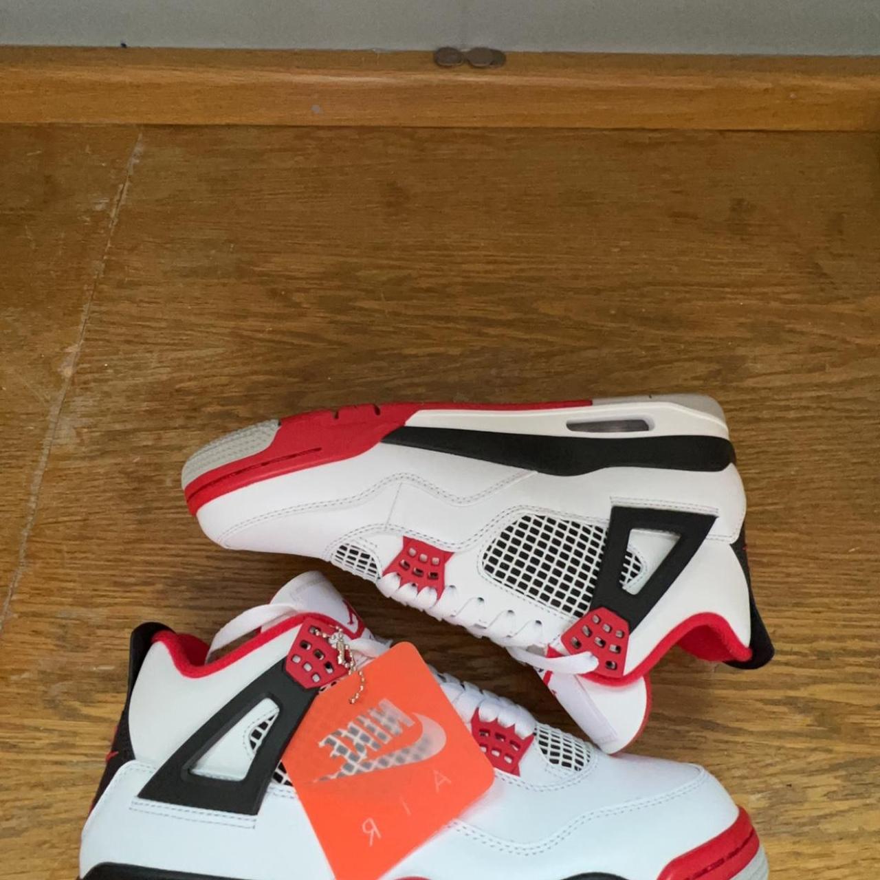 brand new jordan 4 retro fire reds - Depop