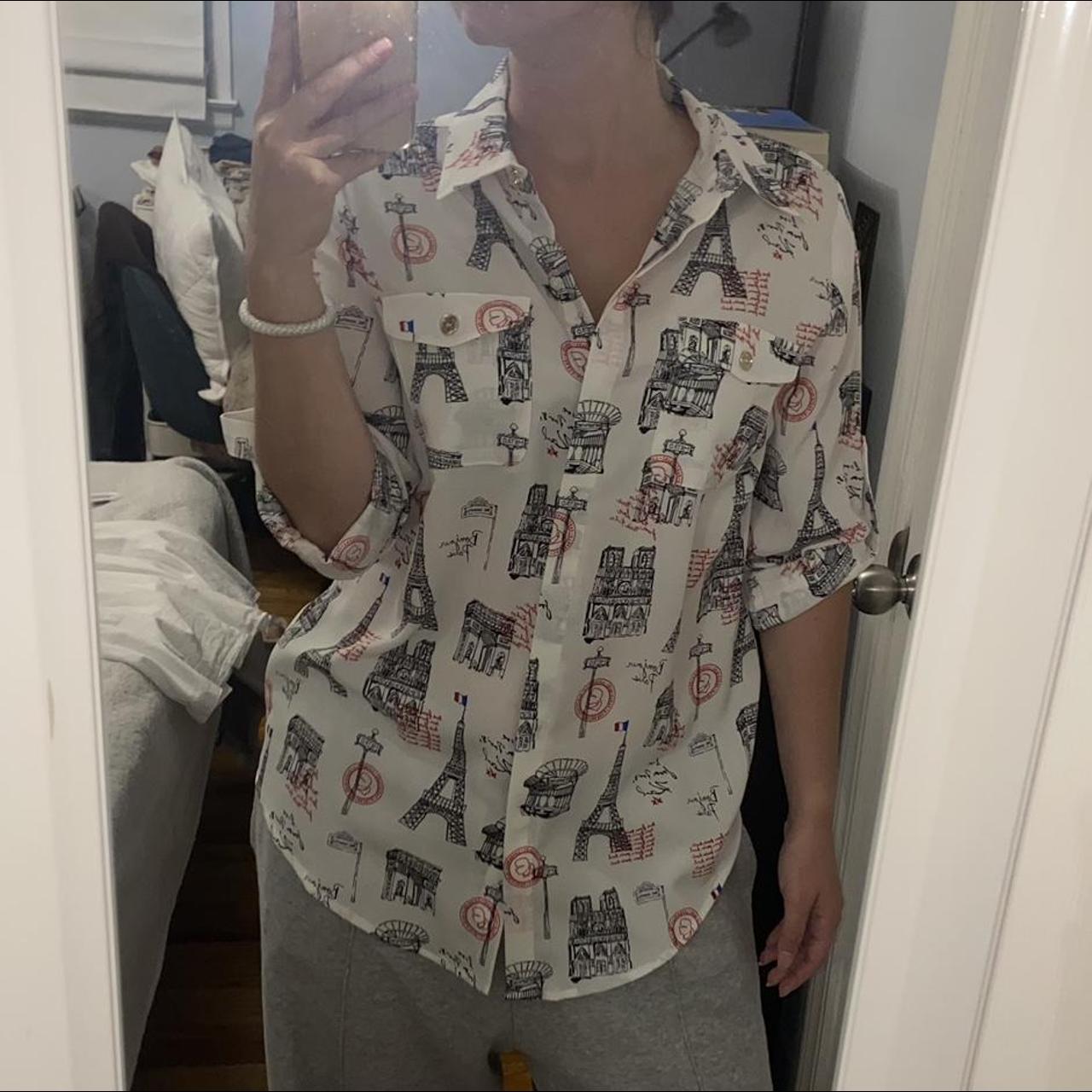 Karl Lagerfeld Women's Blouse | Depop
