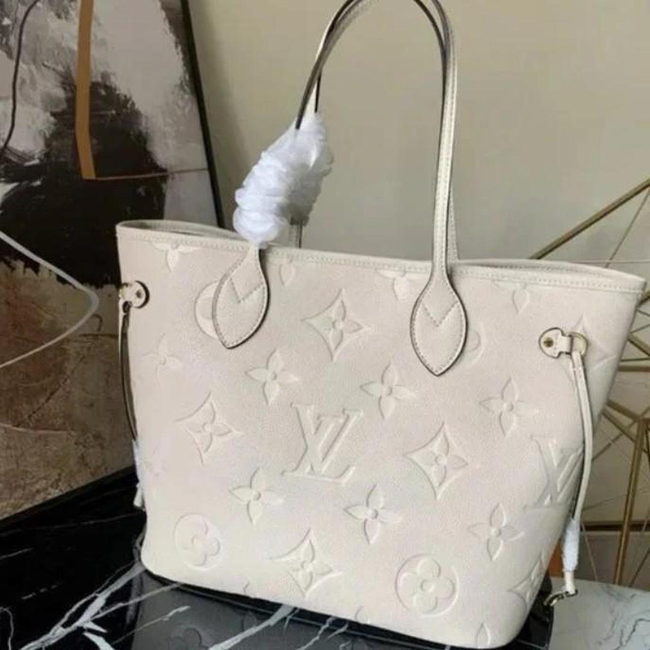 NEVERFULL Presbyterian soft embossed Empreinte Tote... - Depop