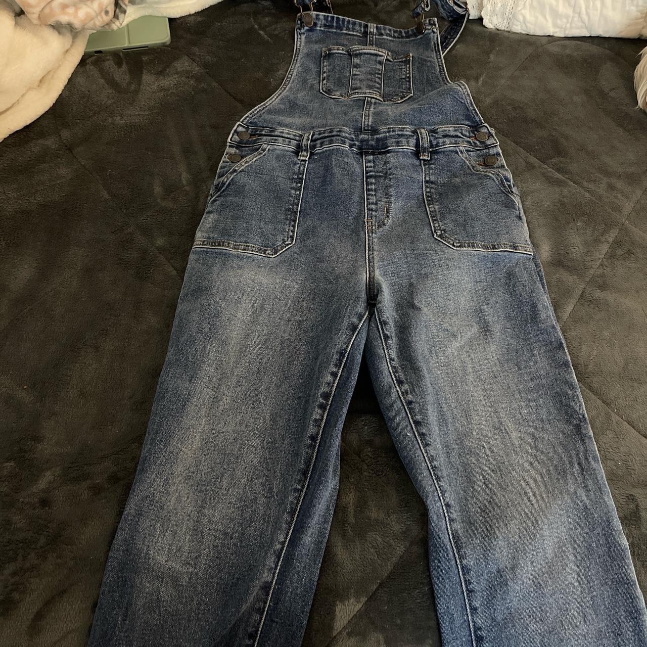Super cute straight, legged overalls. - Depop