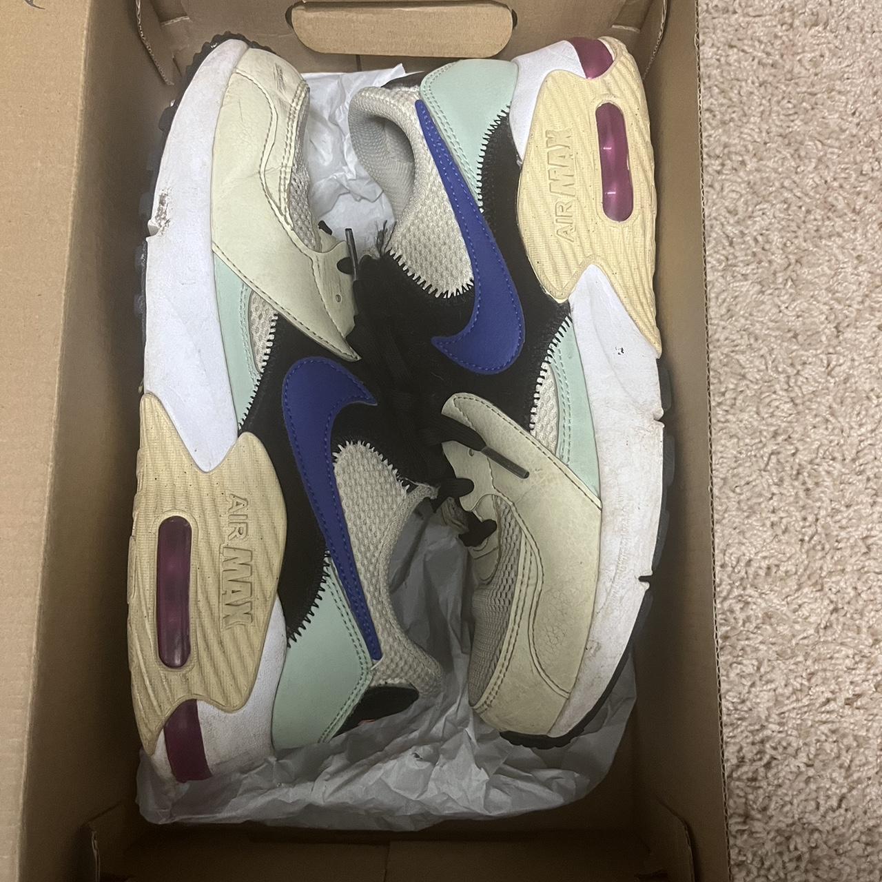 Colorful Nike air max A good amount of wear but... - Depop