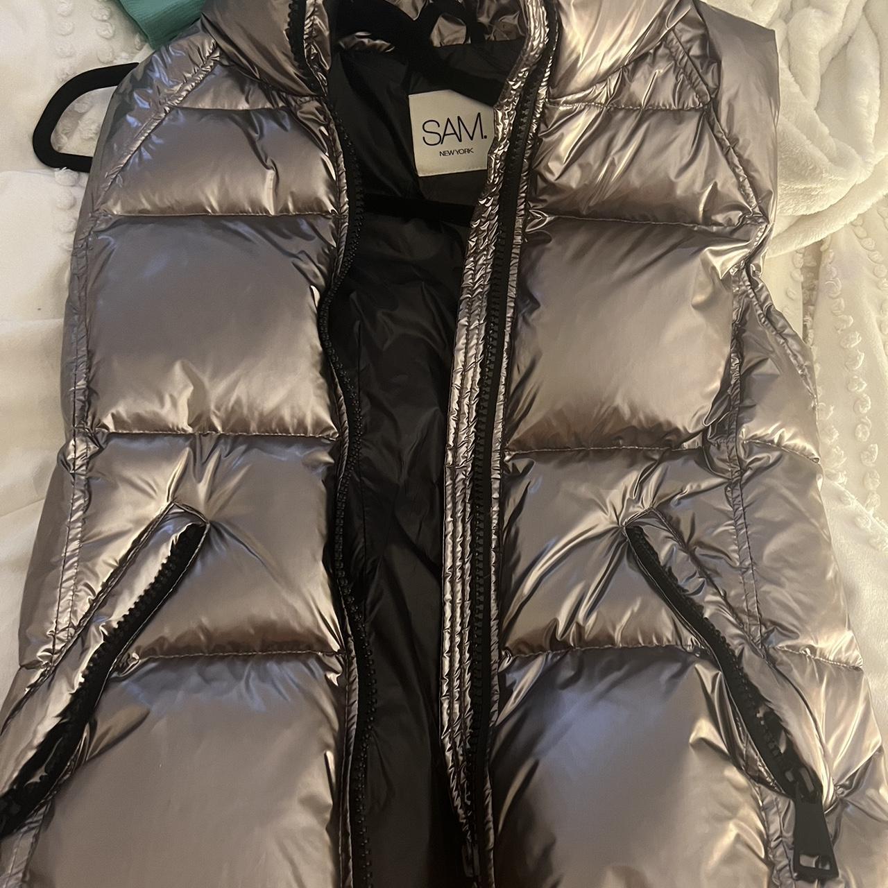 Sam nyc vest (metallic) So so cute and warm - Depop