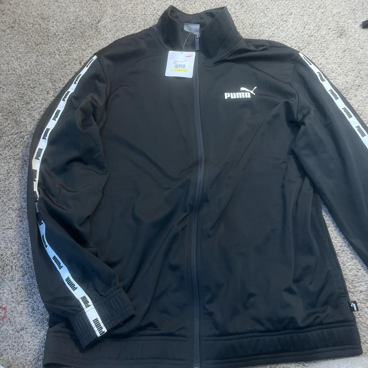 Never worn puma tech jacket - Depop