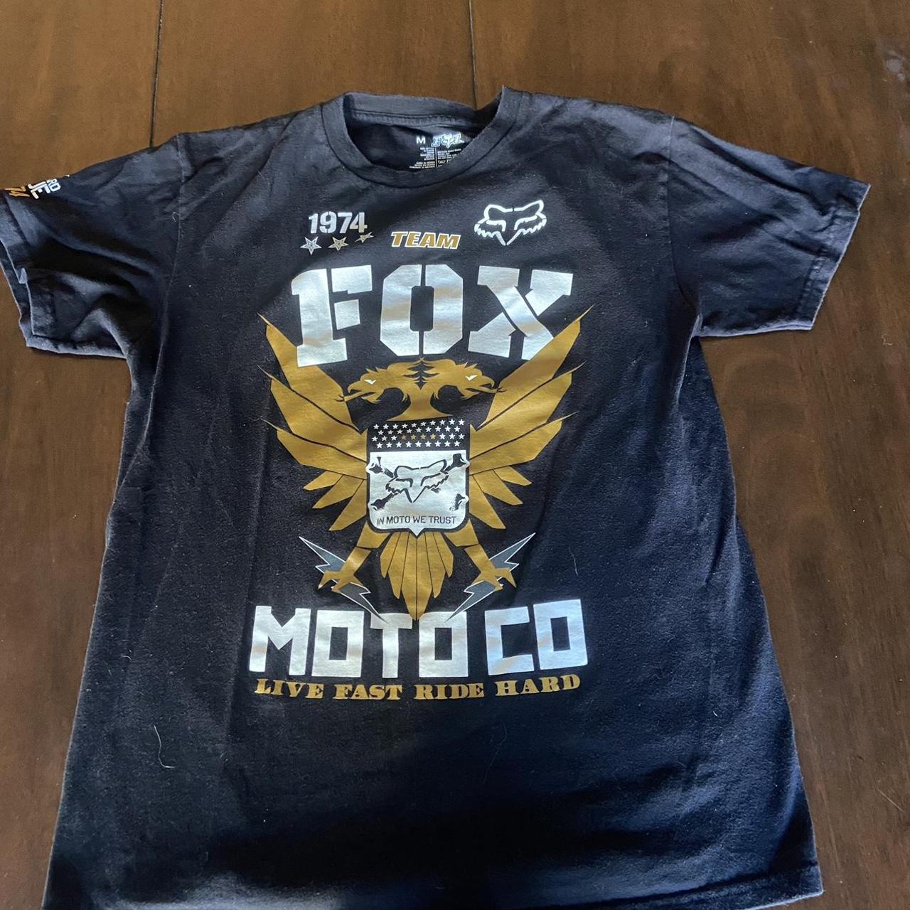 VINTAGE FOX RACING TSHIRT SIZE M DO NOT PAY WITH... - Depop