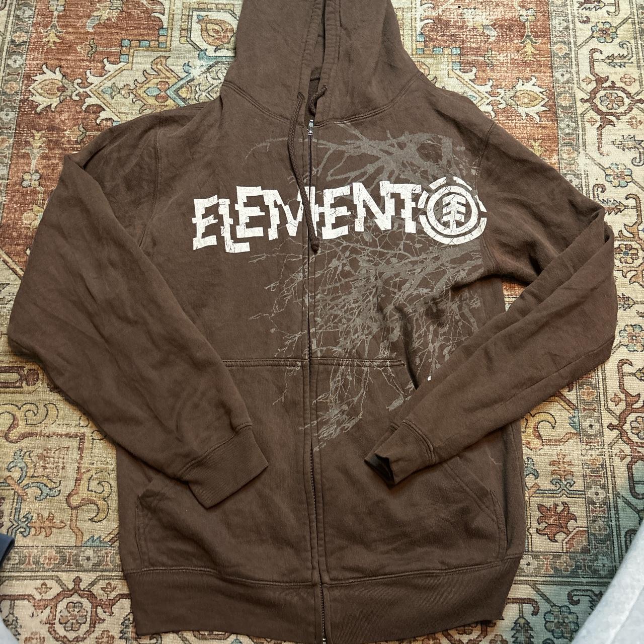 Sick Y2K skater, element, zip up jacket - Depop
