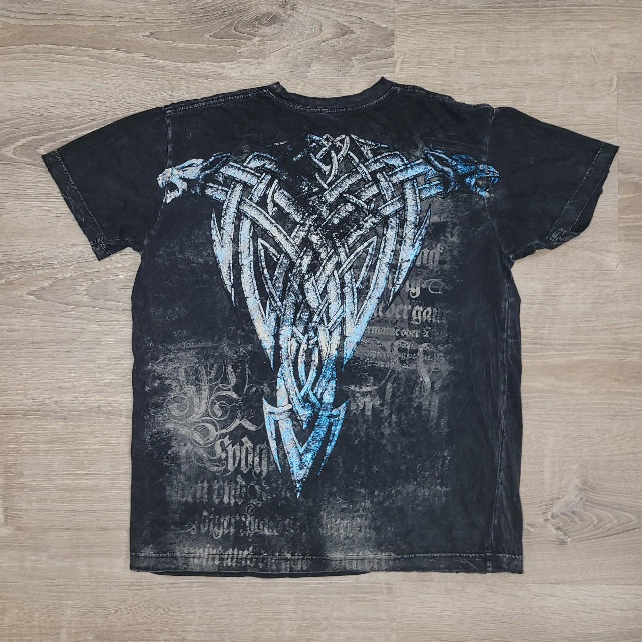 Hard Y2K Affliction Celtic Sigil T-Shirt Hard af... - Depop